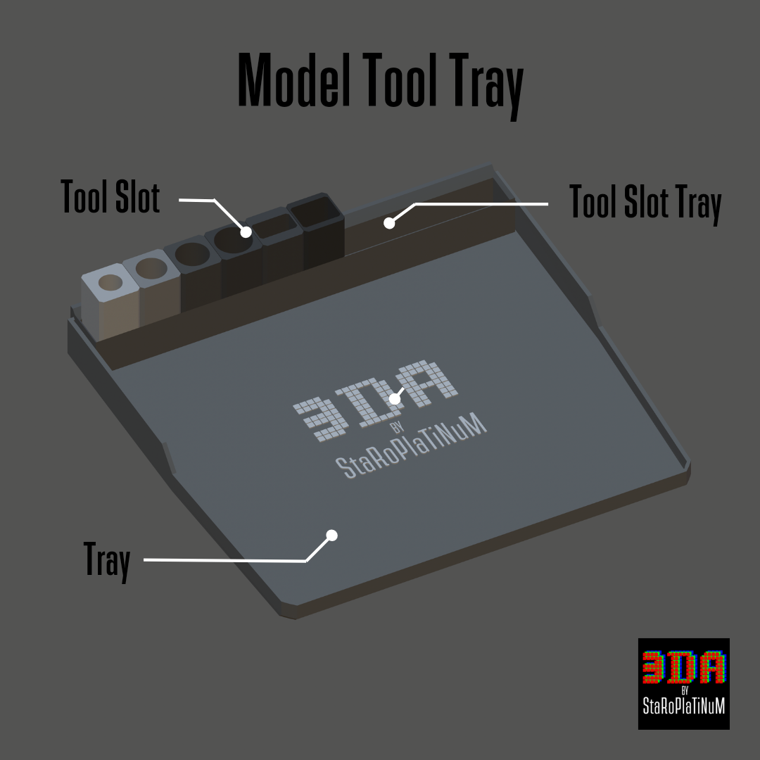 Model Tool Tray by StaRoPlaTiNuM | Download free STL model | Printables.com