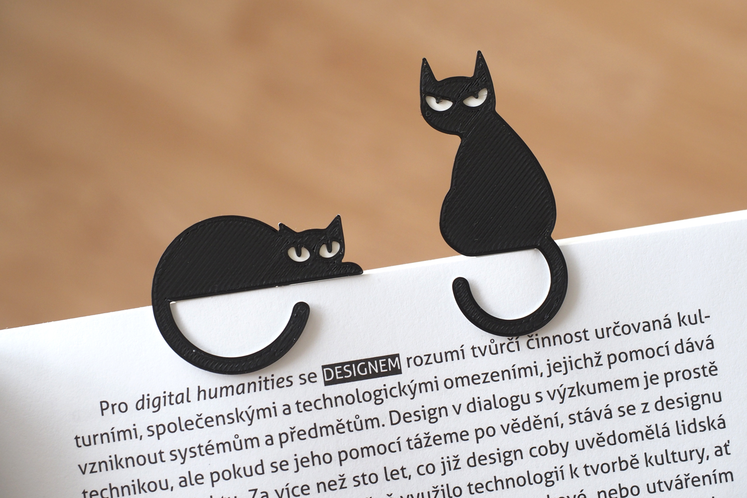 Cat bookmark by Kreativní centrUM | Download free STL model ...