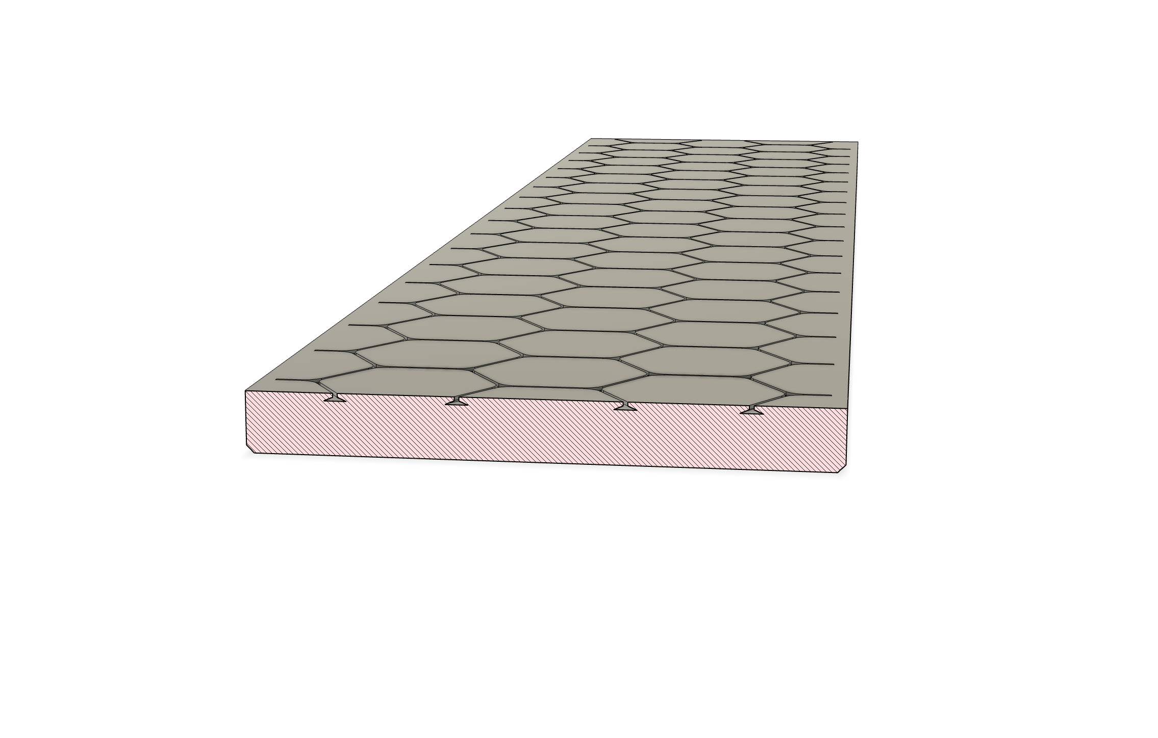 Hex pattern top hat extender panels vor Voron 0.2 by Akio | Download ...