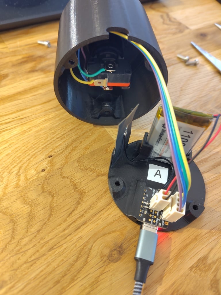Photobooth Arcade Wireless Push Button by nsty | Download free STL ...