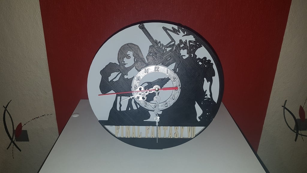 Final fantasy VII Clock by Jumpei | Download free STL model ...