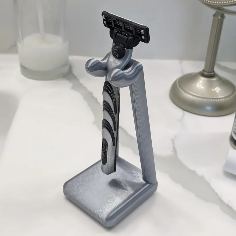 Parametric Razor Stand by Steve DeGroof | Download free STL model ...