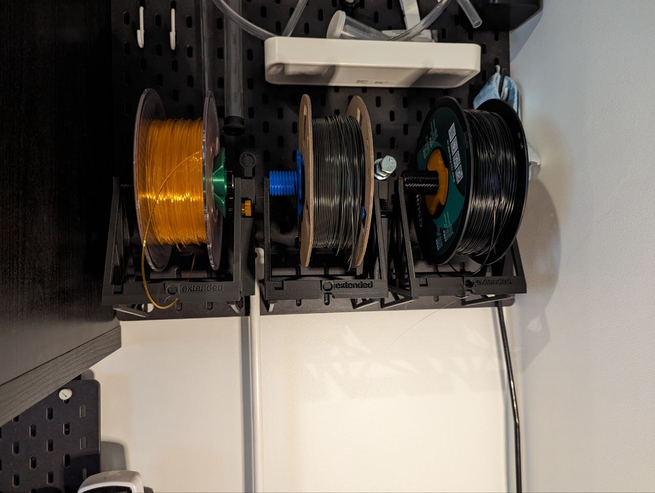 Ikea Skadis mouting bracket for Multiple Mechanism Auto-Rewind Spool ...