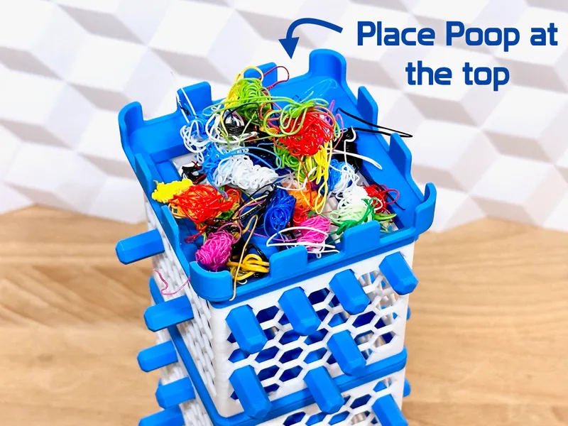 Poop Tower Game (purge escape - jenga style) by GlennovitS 3D ...