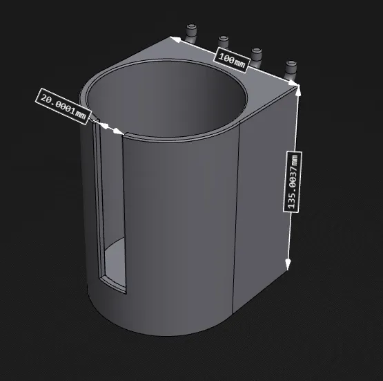 Pegboard Cup Holder by JustFunForWork | Download free STL model ...