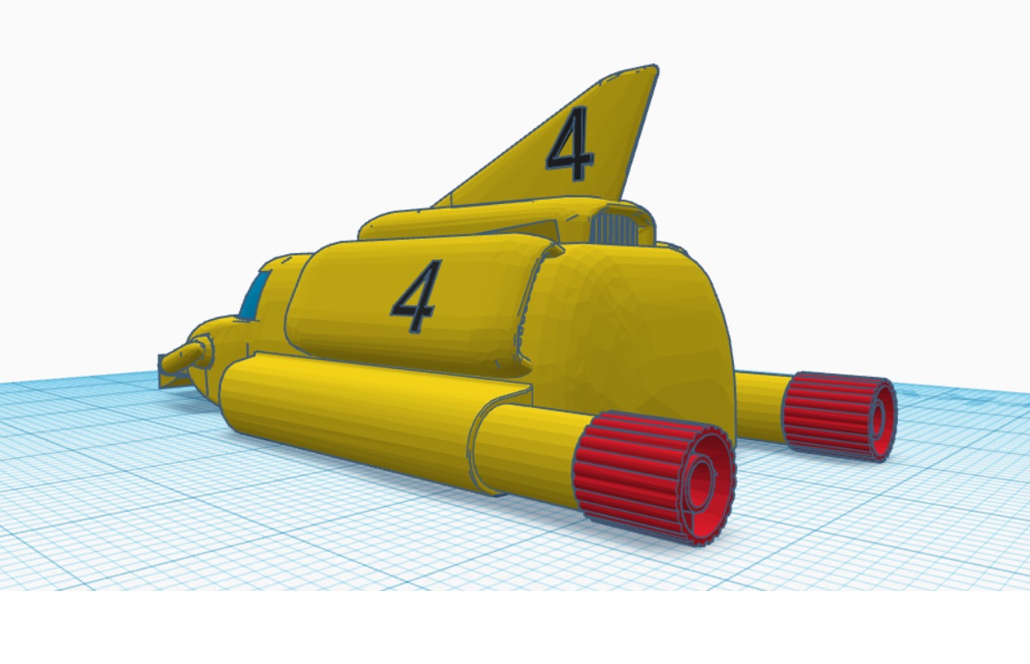 Thunderbird 4 Year 1965 Designer Ed Van Der Heijden By Ed Van Der