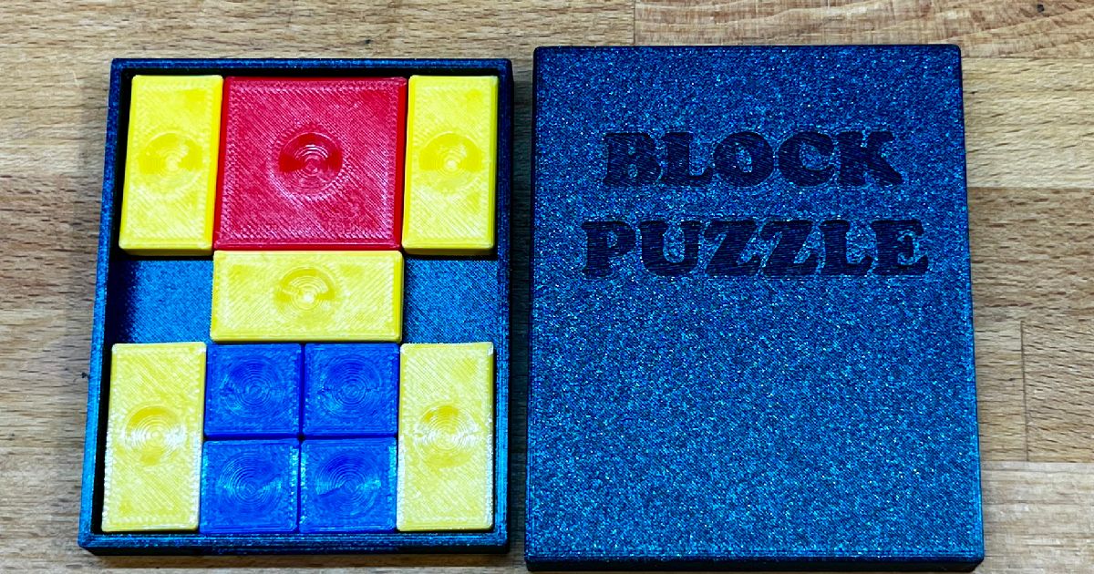 Block Puzzle Game by Remy | Download free STL model | Printables.com
