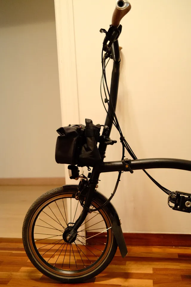 Ortlieb accesory bag 3.5 L Frame Adapter for Brompton (with handle) by ...