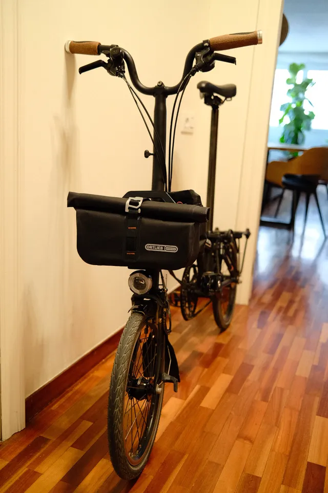 Ortlieb accesory bag 3.5 L Frame Adapter for Brompton (with handle) by ...