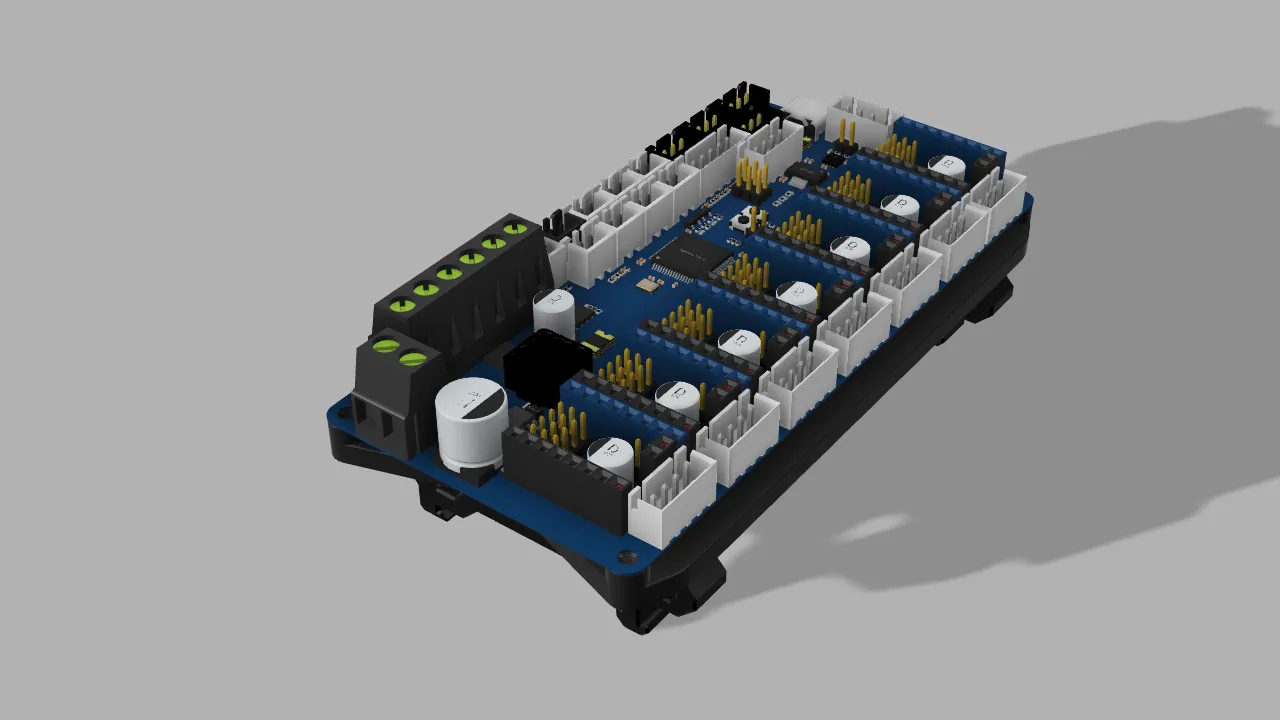 Mellow 3D FLY_D7 Dinrail Mount Bracket by Tom van der Geest | Download ...