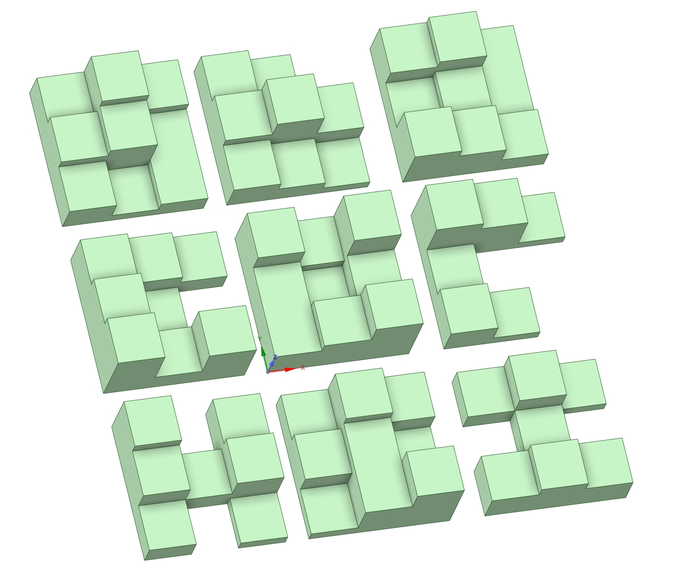 9 element simple wall decoration by Bydmar | Download free STL model ...