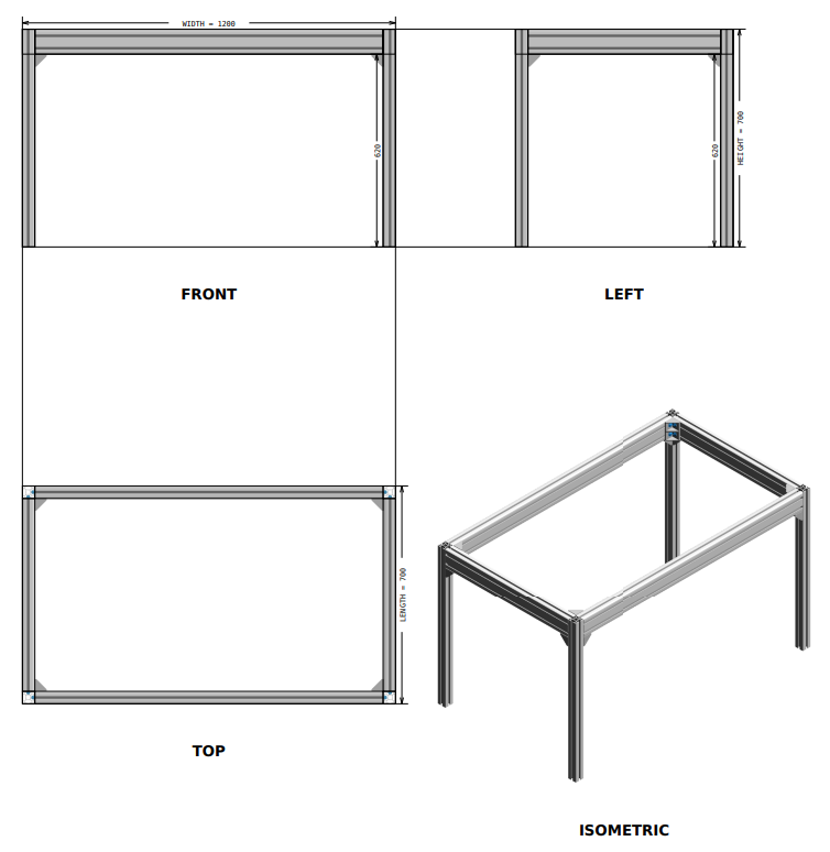Bitfab Light Table - Aluminum Profile Table by diegotrap | Download ...