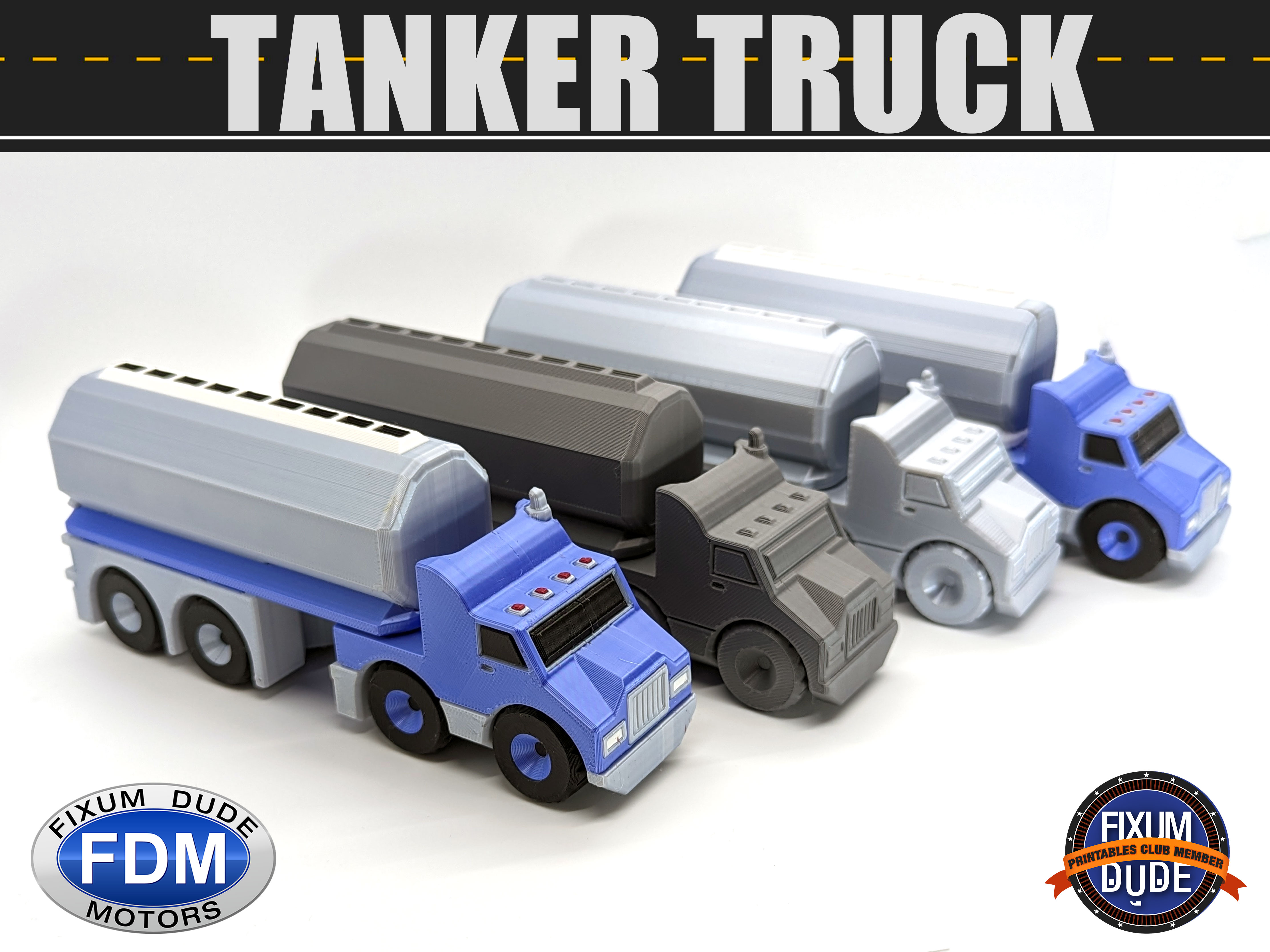 Fixum Dude Motors PIP Tanker Truck by fixumdude | Printables Store