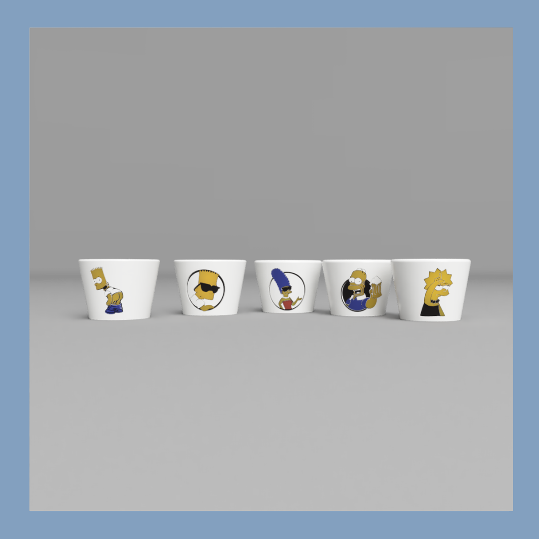 SIMPSON CUPS by Shack3D_Print | Download free STL model | Printables.com