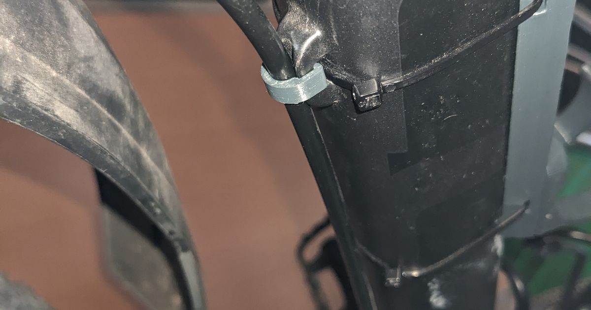 Clip for brake line - Cube bike replacement by HolzerMax | Download ...