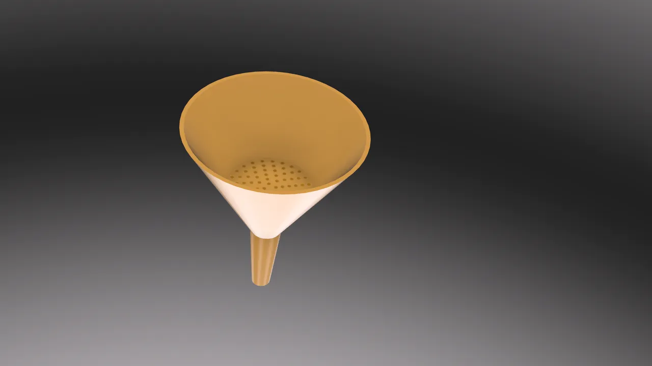Embudo con filtro by makeder | Download free STL model | Printables.com