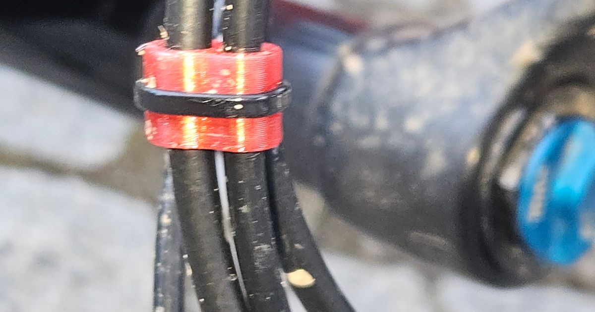 MTB Hose/Cable Clip by Piotr Ziemiański | Download free STL model ...