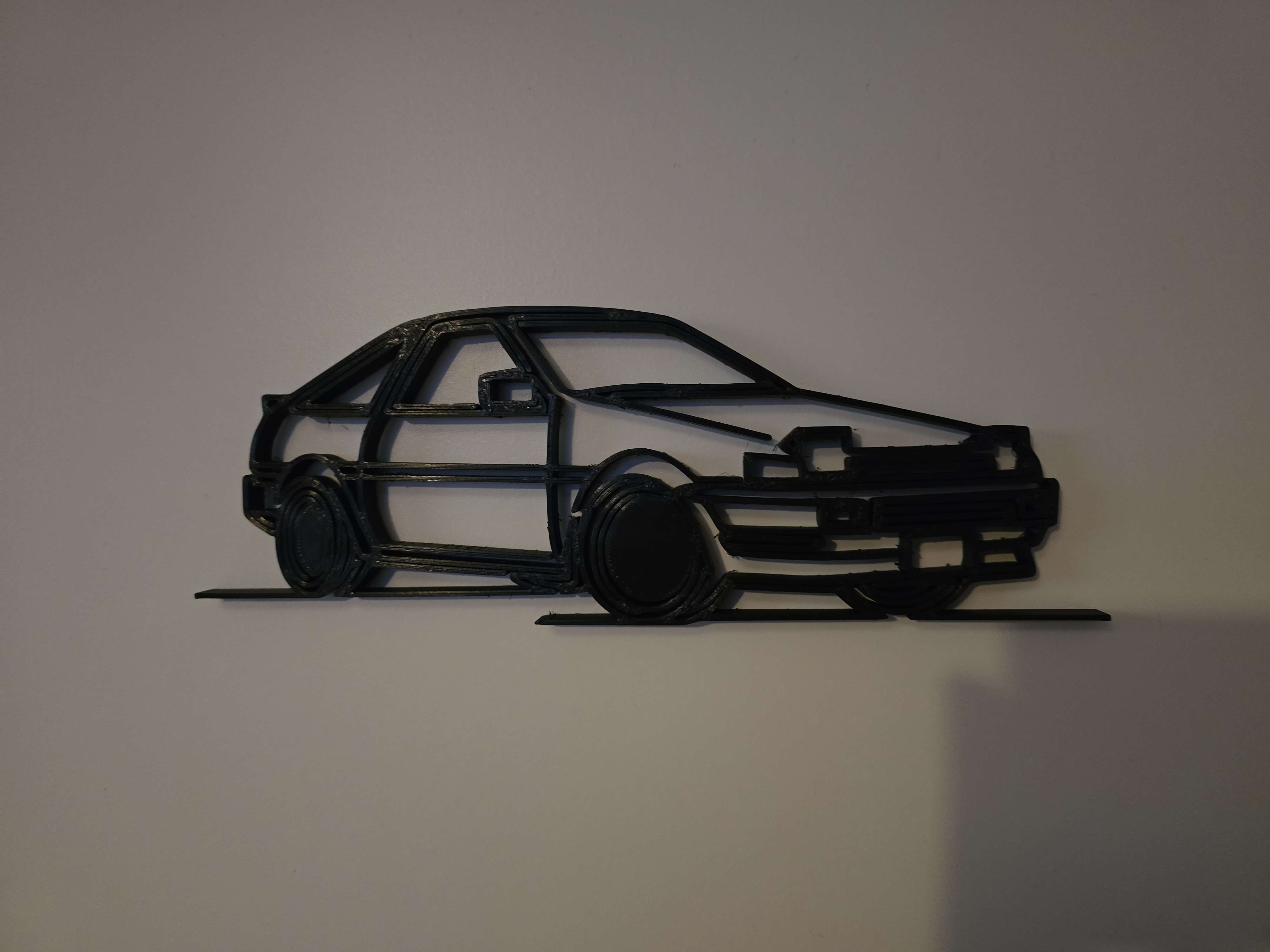 Toyota Corolla AE86 Wallart von CtrlAlt | Kostenloses STL-Modell ...