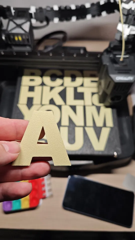 ABECEDA = alphabet by Marek Mikšovský | Download free STL model ...