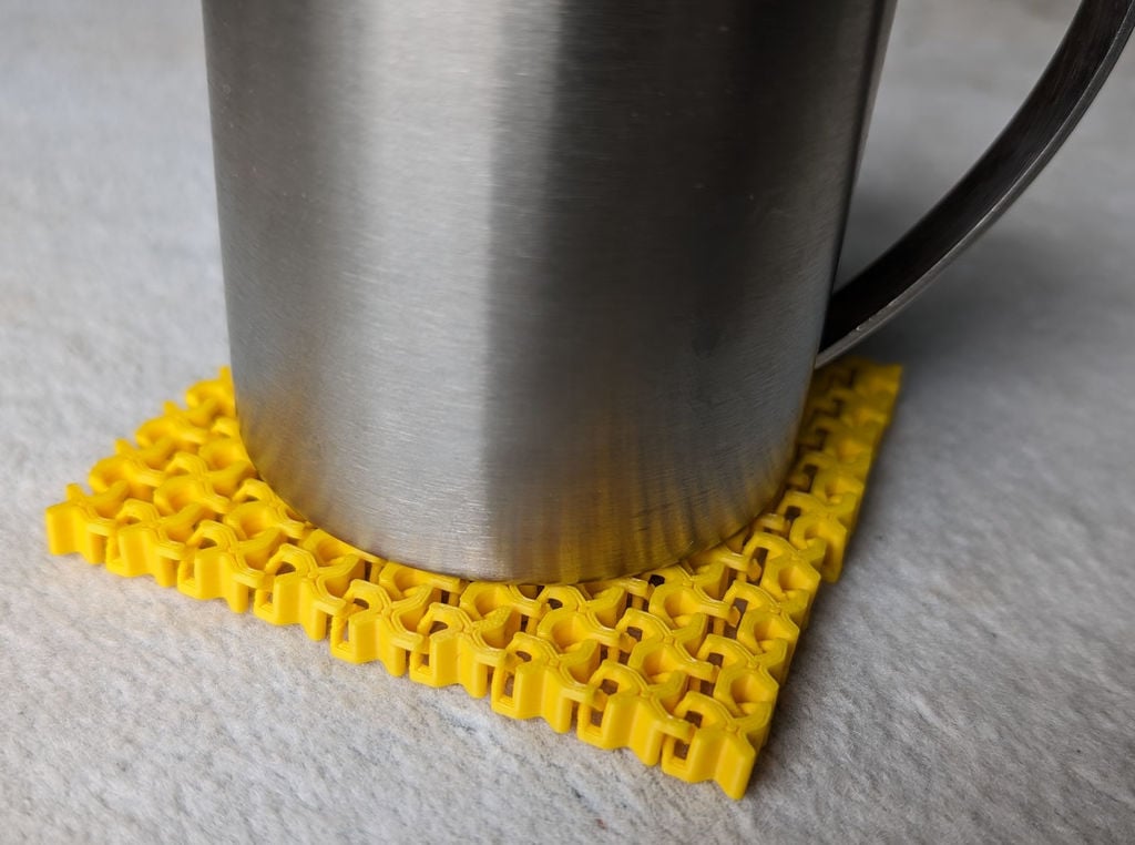 Fabric coaster pad by Dreamtime24 | Download free STL model ...