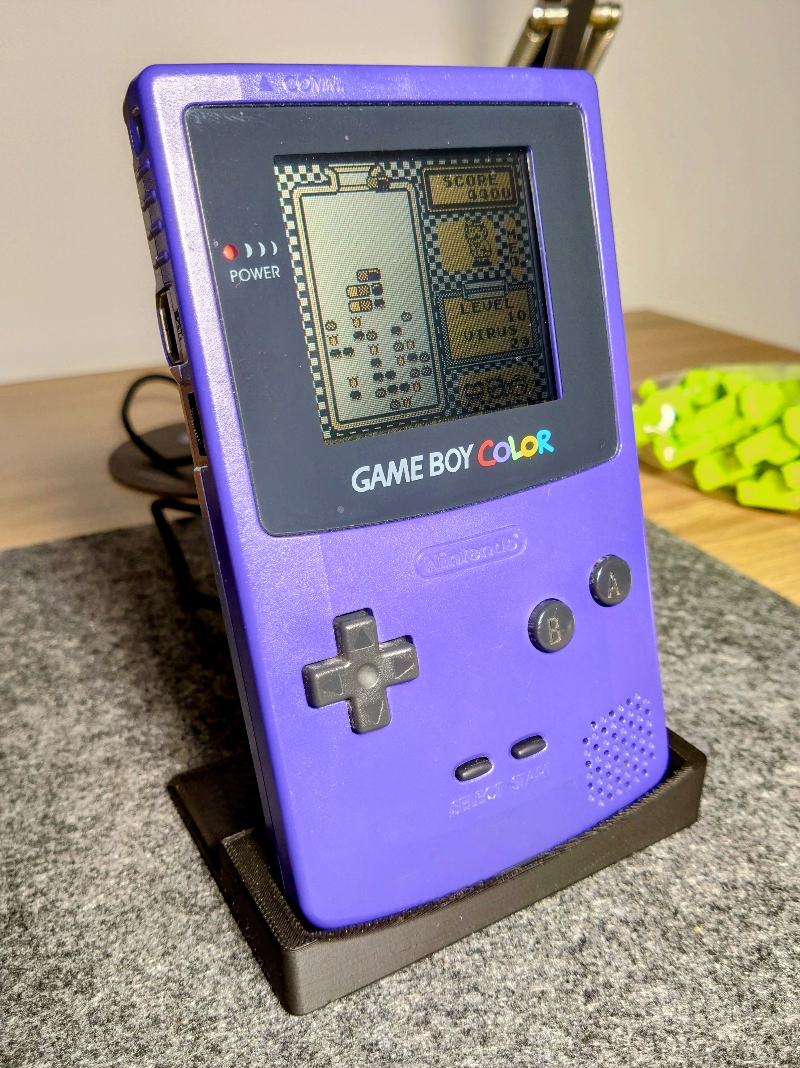 GameBoy Color Display Stand with front lip by Michał Trybus | Download ...