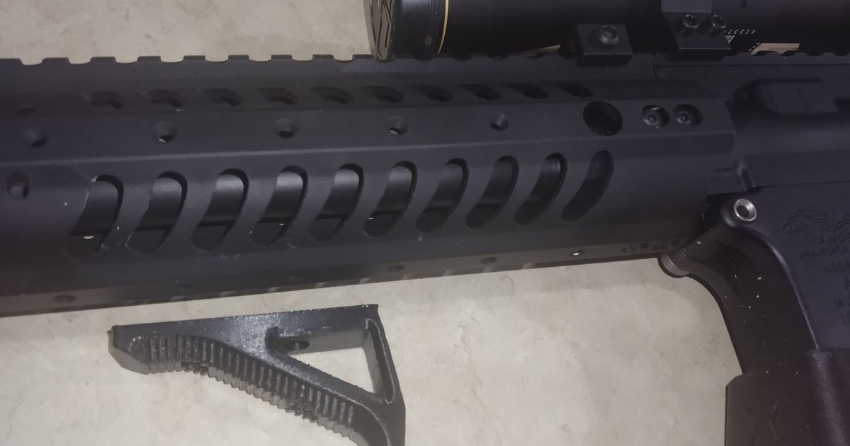 Direct-mount PDW Mini Foregrip by Jérémy Reeder | Download free STL ...