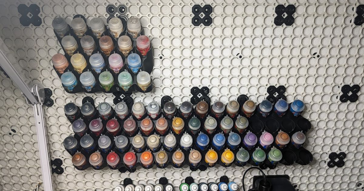 Multiboard paint rack, 33mm (Citadel) von Eivind Husby | Kostenloses ...