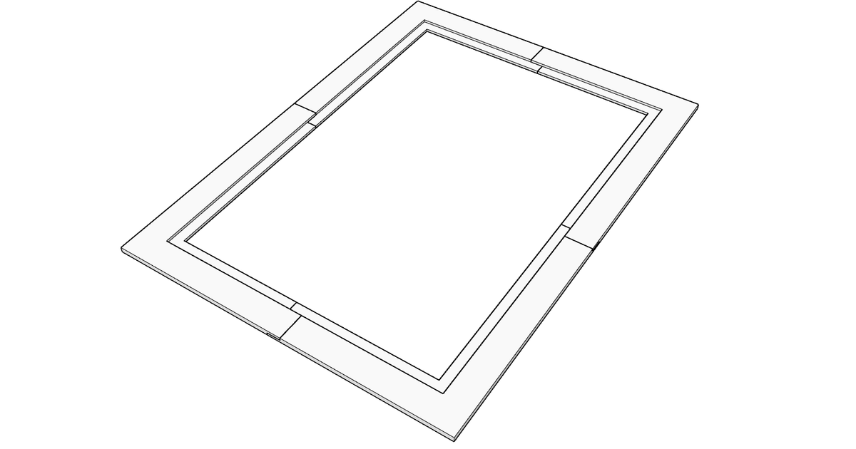 Frame A4 by Gustavo Arraes | Download free STL model | Printables.com
