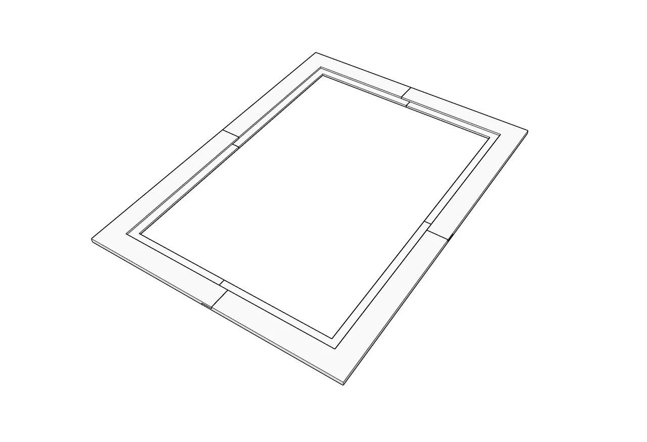 Frame A4 by Gustavo Arraes | Download free STL model | Printables.com