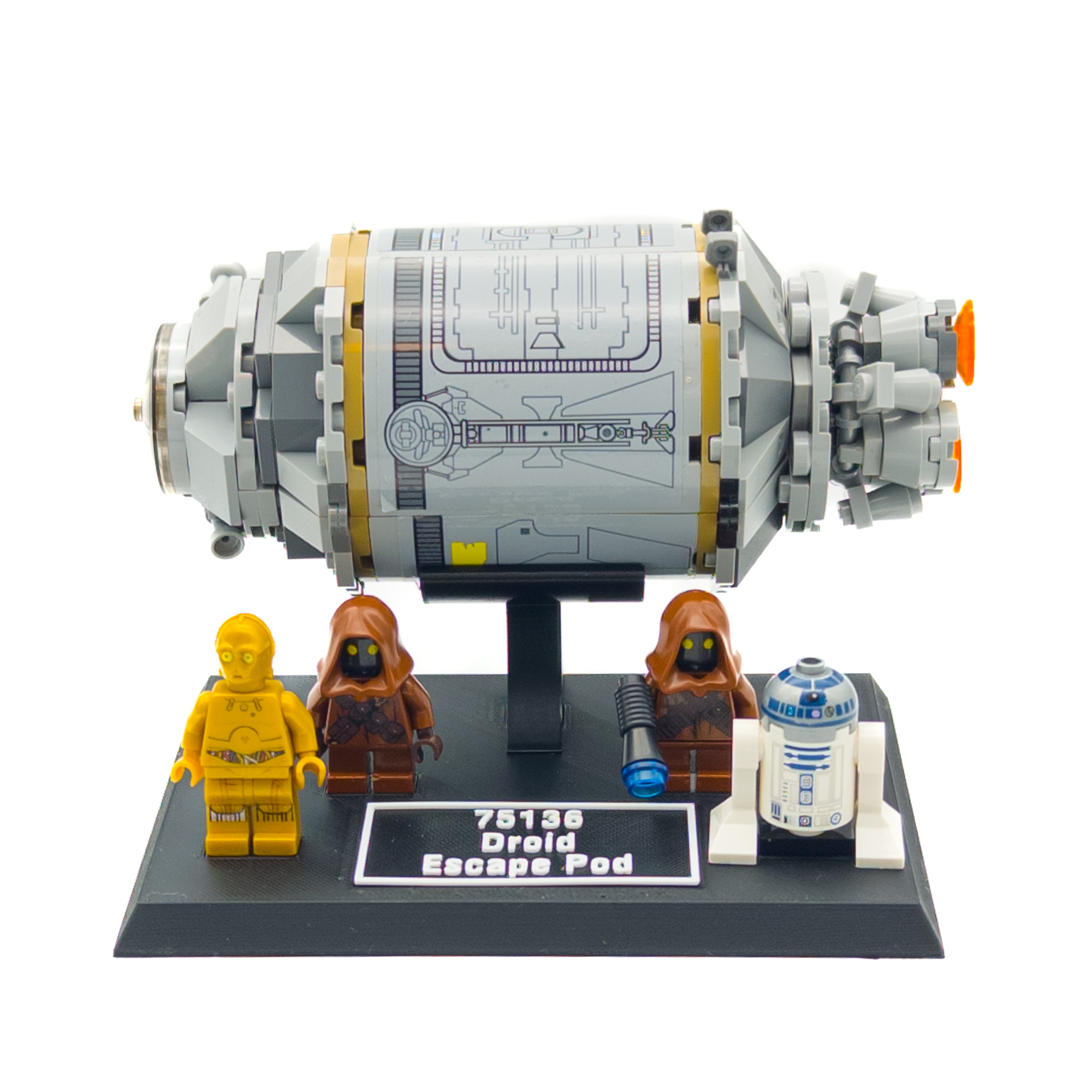 Display Stand for LEGO Star Wars 75136 Droid Escape Pod [last update 9. ...