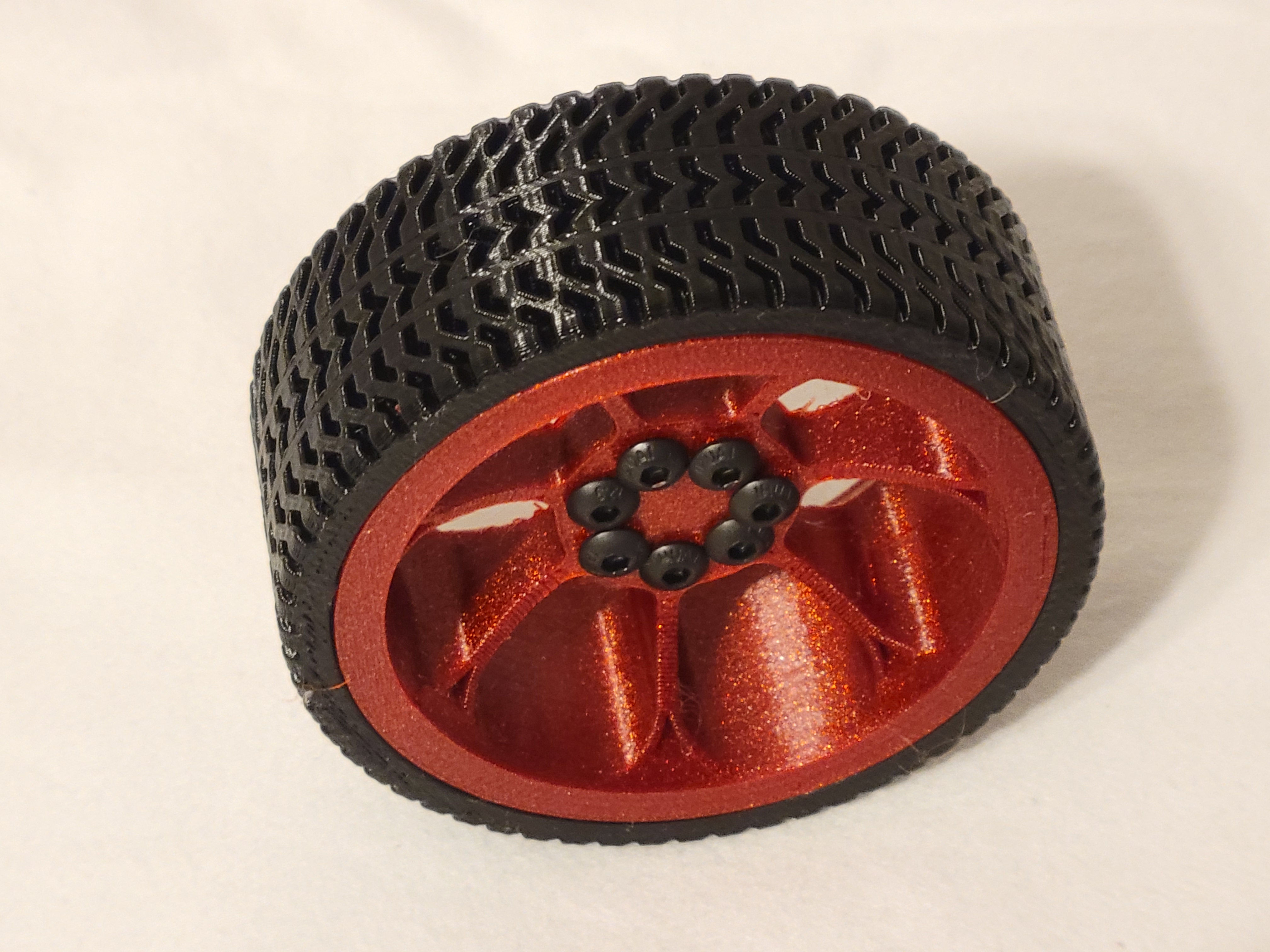 Robot Car Wheel (65mm diameter) by Brad | Download free STL model ...