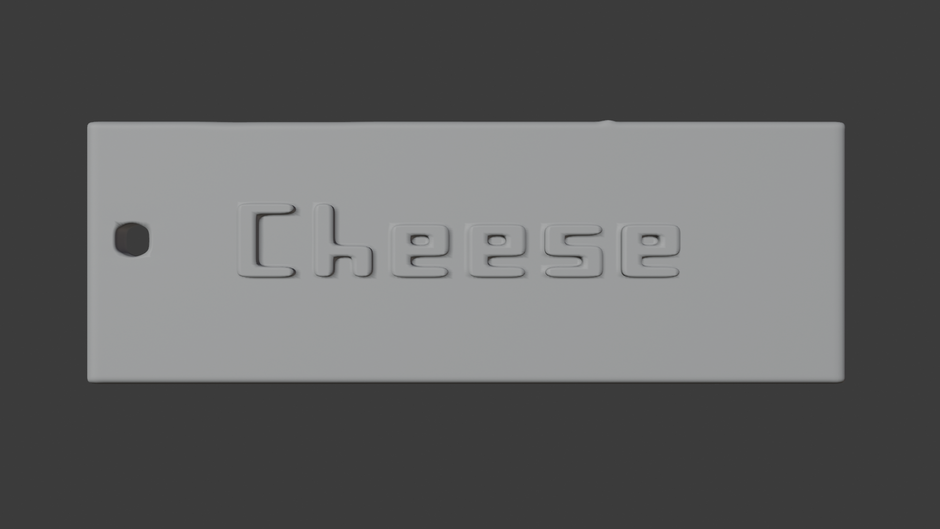 cheese tag by Conrad Stone | Download free STL model | Printables.com