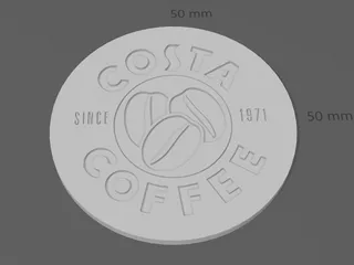 Costa Coaster by Chloe's 3D Prints | Download free STL model ...