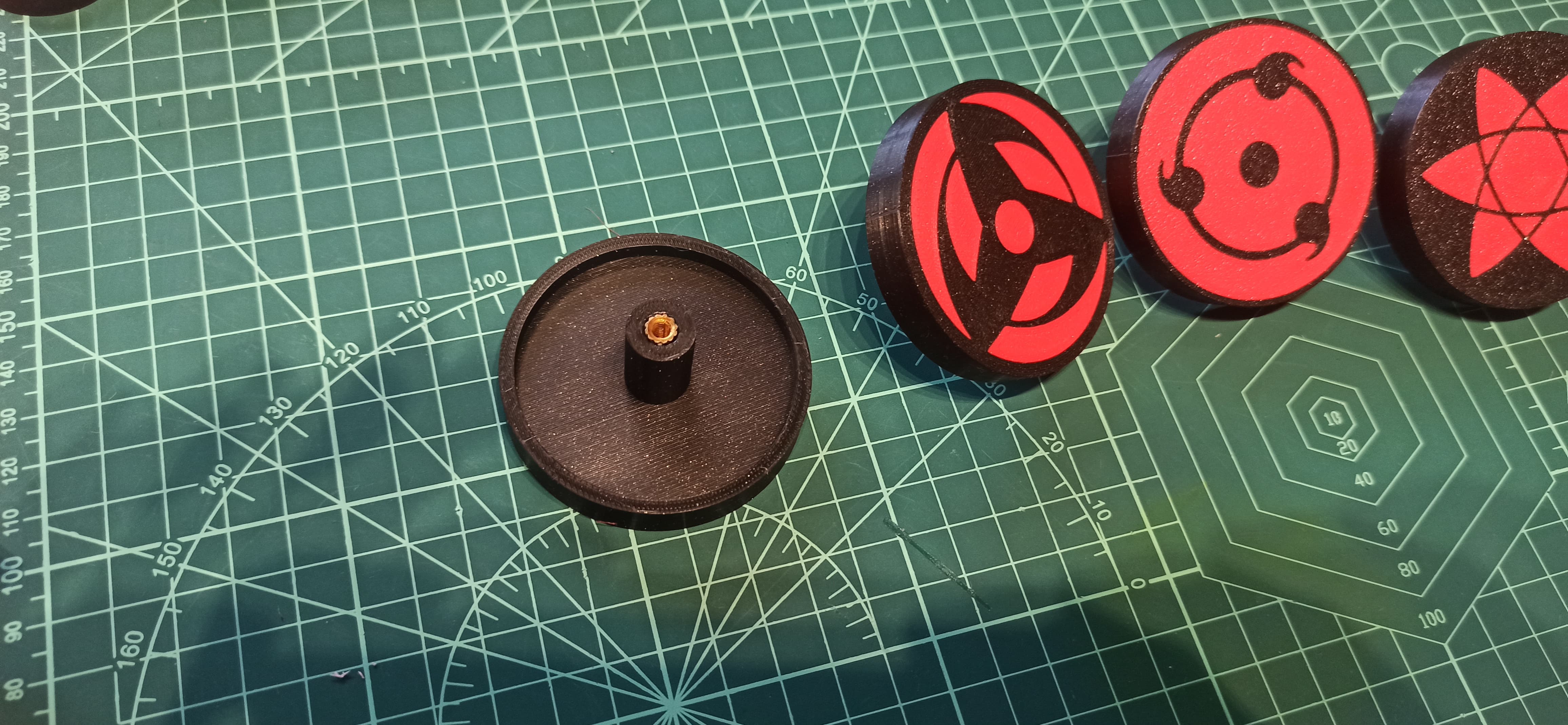 Knob's Sharingan by Javier T | Download free STL model | Printables.com