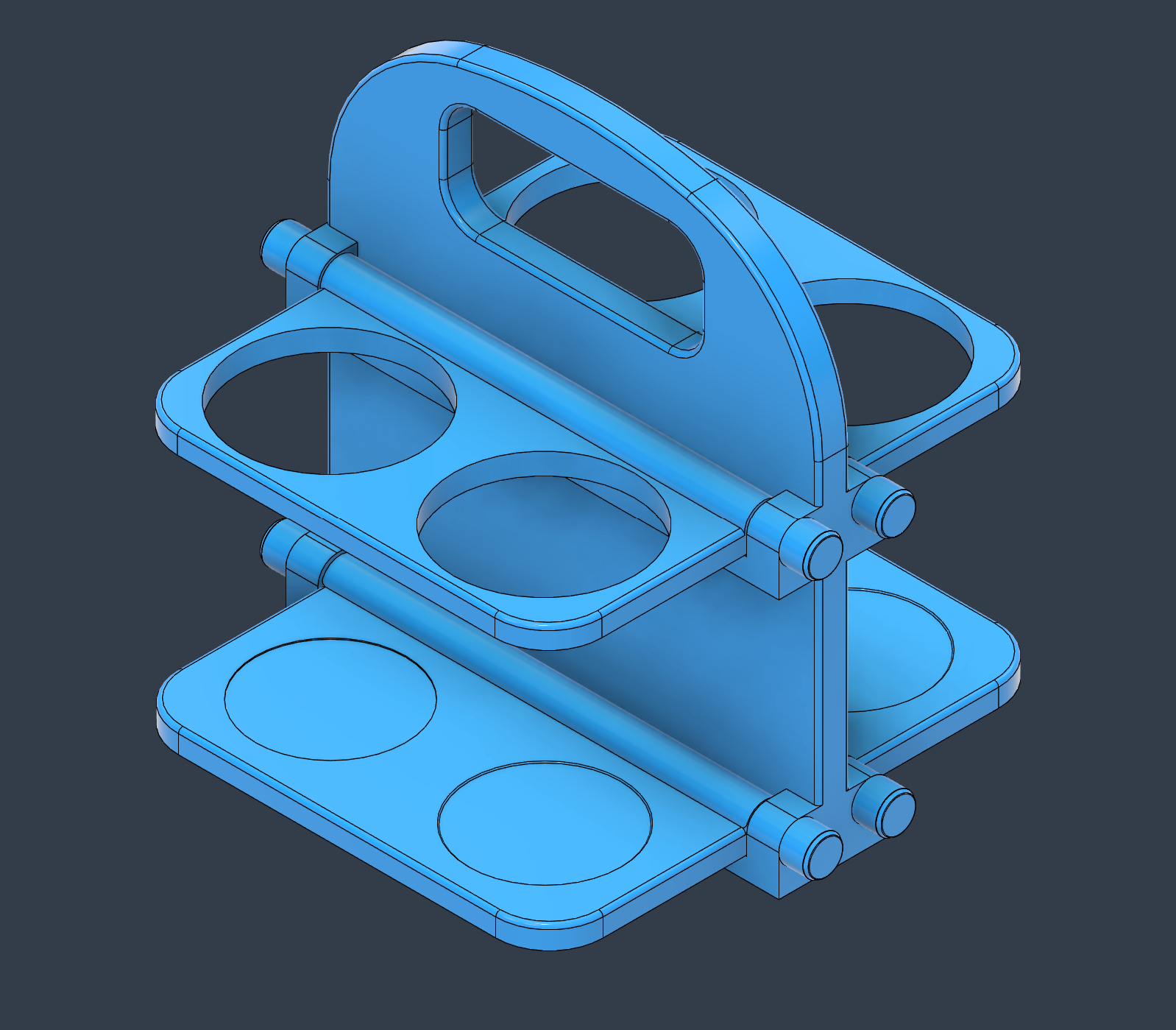 Folding Drink Carrier by Leonard | Printables Store