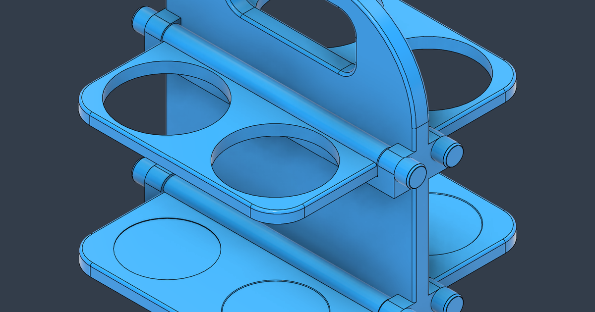 Folding Drink Carrier by Leonard | Printables Store