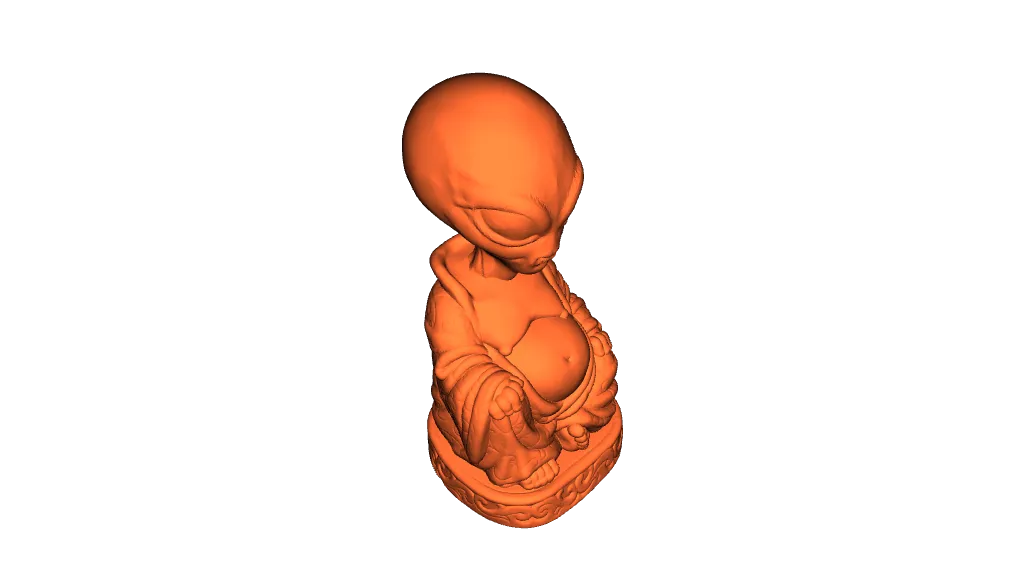 Alien Buddah by Clsdrsrcs | Download free STL model | Printables.com