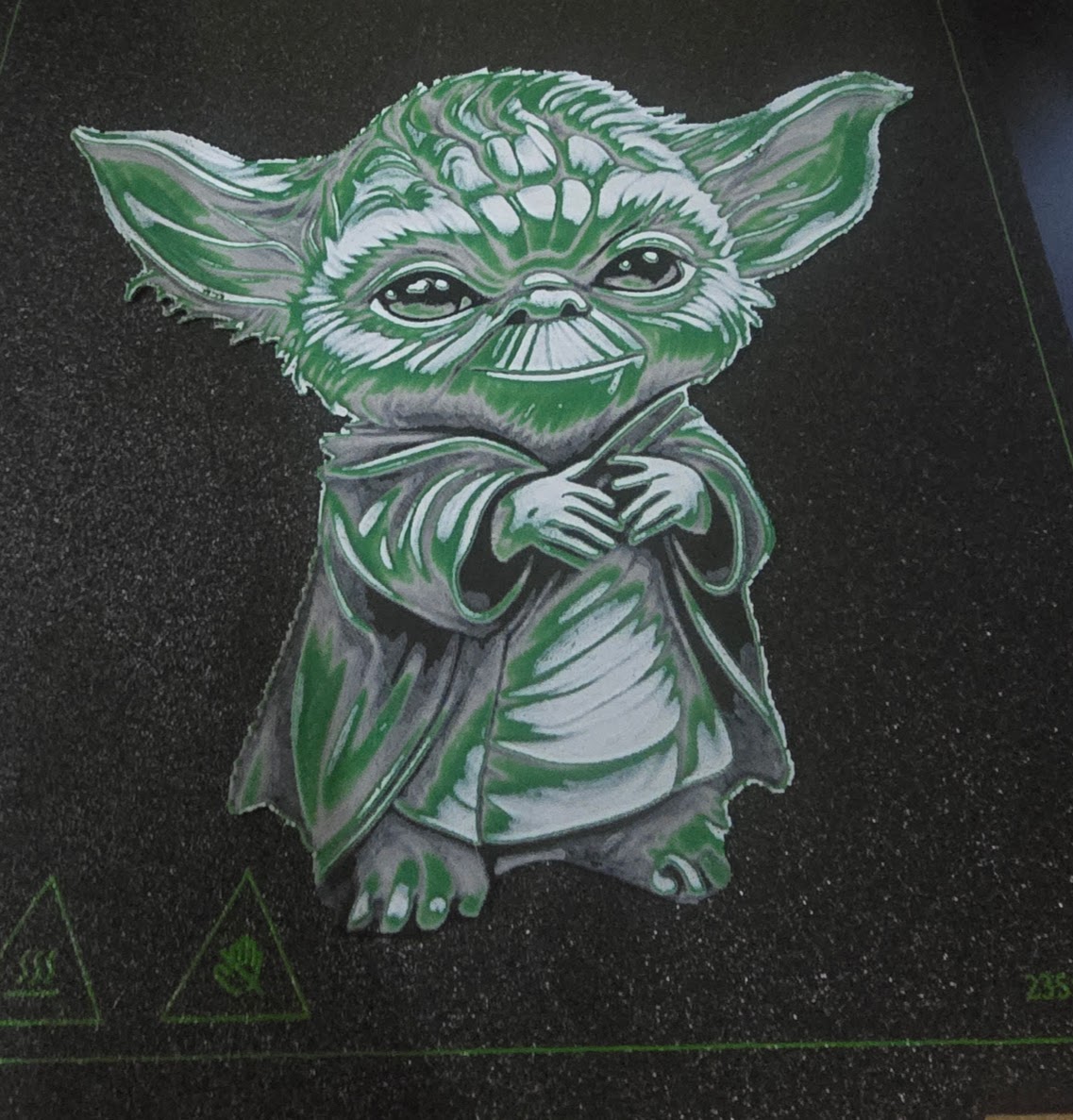 Baby Yoda Star wars not Grogu Filament painting Hueforge Hue Forge by ...