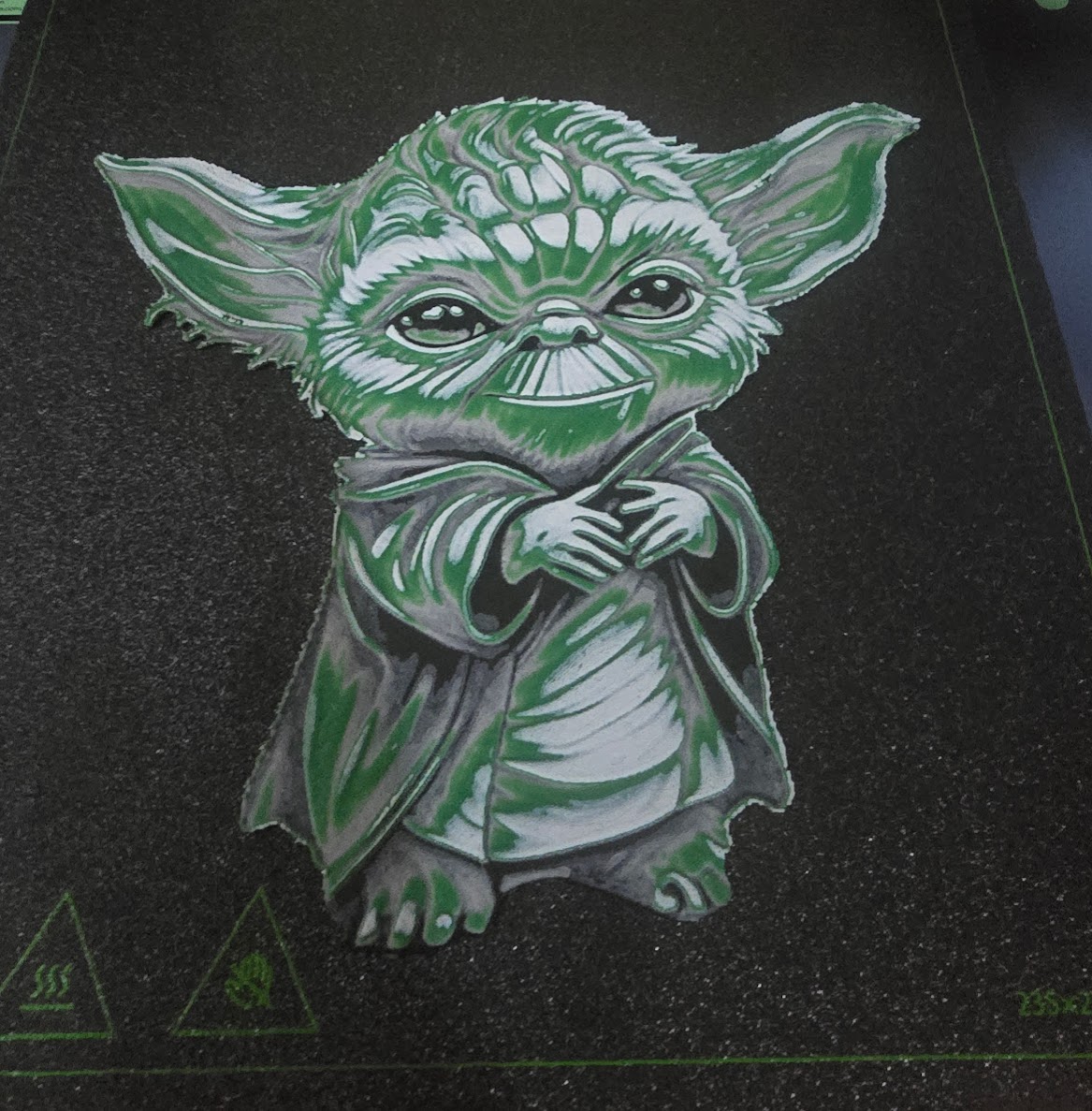 Baby Yoda Star wars not Grogu Filament painting Hueforge Hue Forge by ...