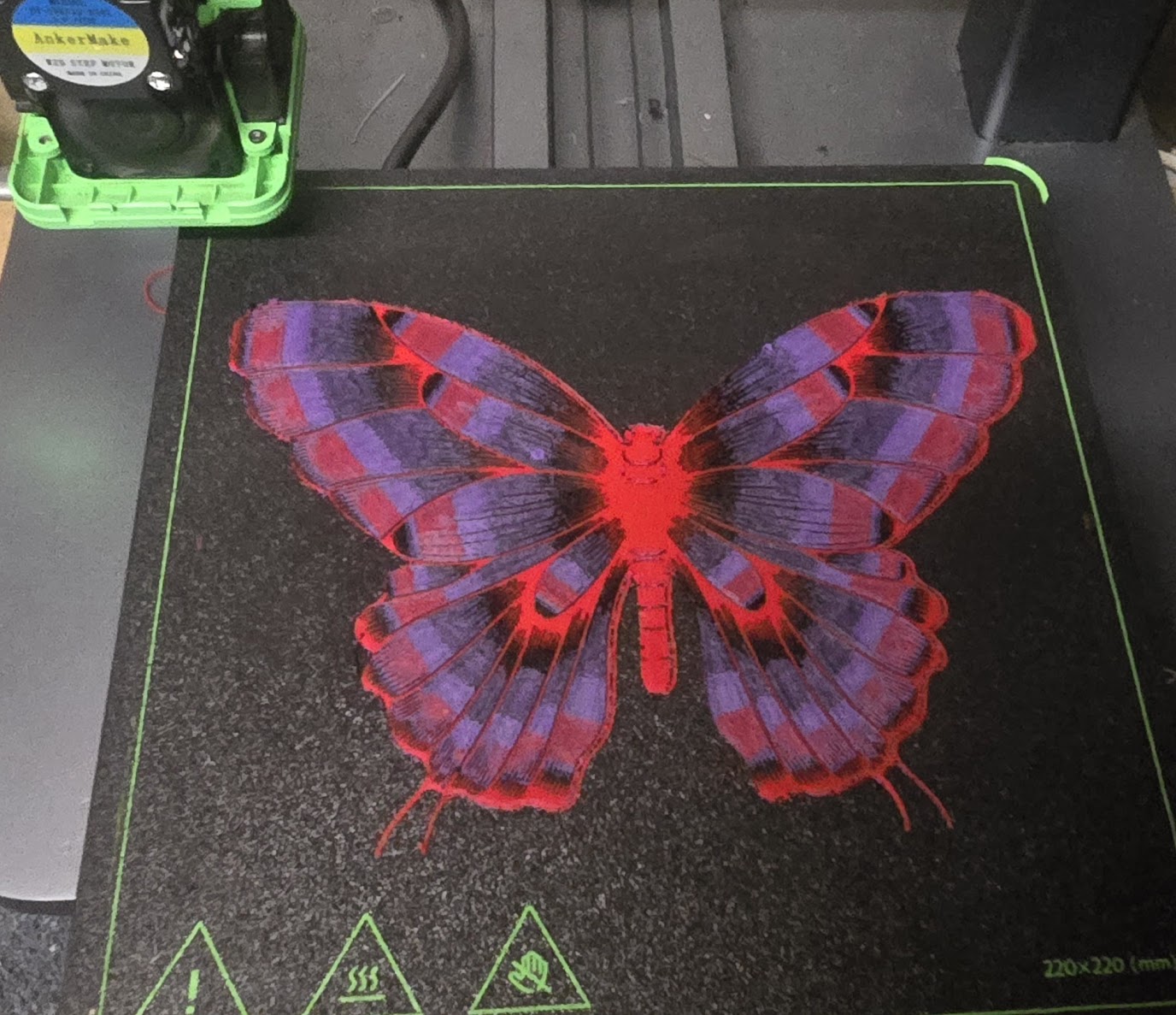butterfly Hueforge wall art / art work / filament art / Hue forge by ...