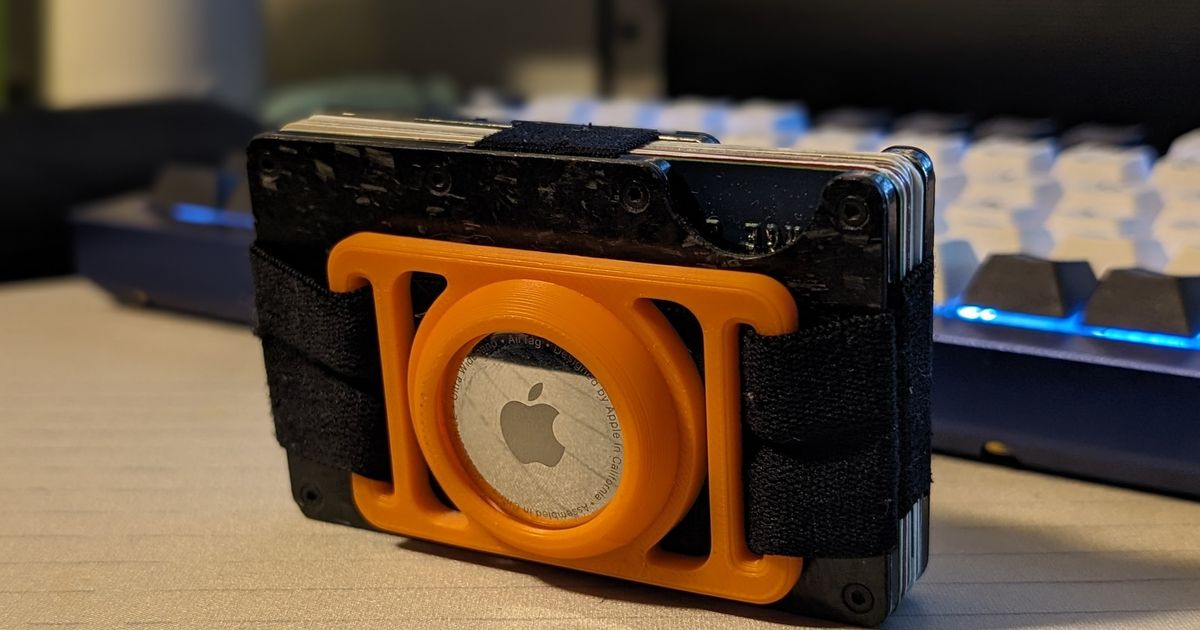 AirTag Wallet Strap by Koke | Download free STL model | Printables.com