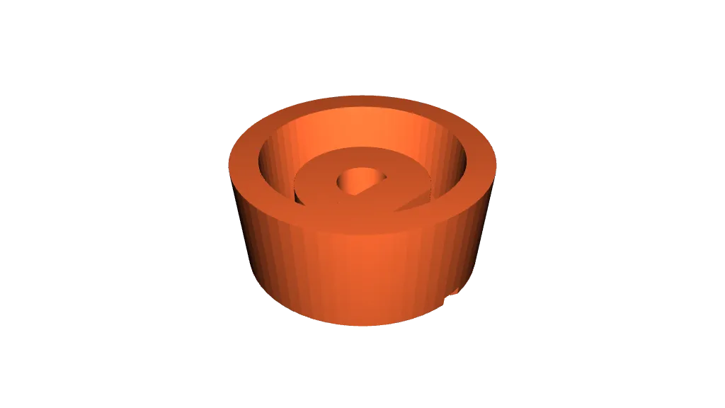 Dell A425 Replacement Knob by maker-tgin | Download free STL model ...