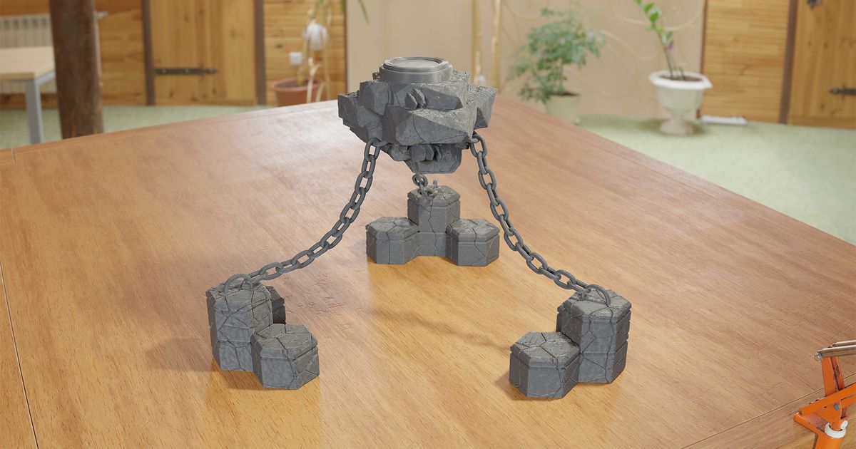 Decorative floating rocks statue with candle holder by Namiiria ...