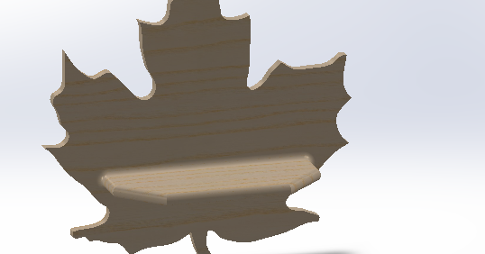 modern tree leaf shelf by J3d printing | Download free STL model ...