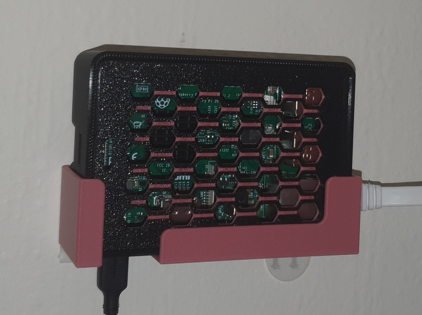 Wall mount for Raspberry Pi case by WHATWHYTHO | Download free STL ...