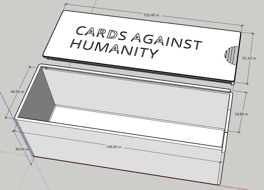 Cards Against Humanity Box by FrankyD80 | Download free STL model ...