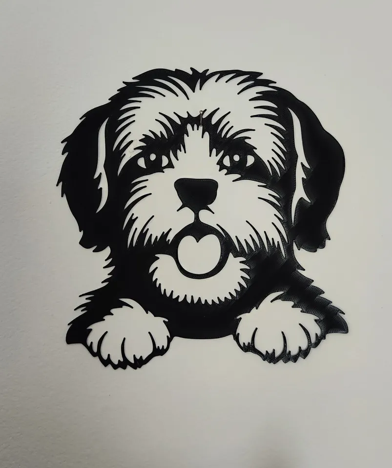 Shih Tzu Schablone Shih Tzu Colorful Dog | Paint By Numbers Kit