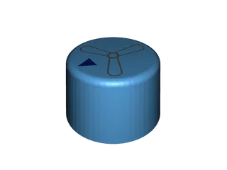 Fan Control Knob (AU) by BaronVonHake | Download free STL model ...