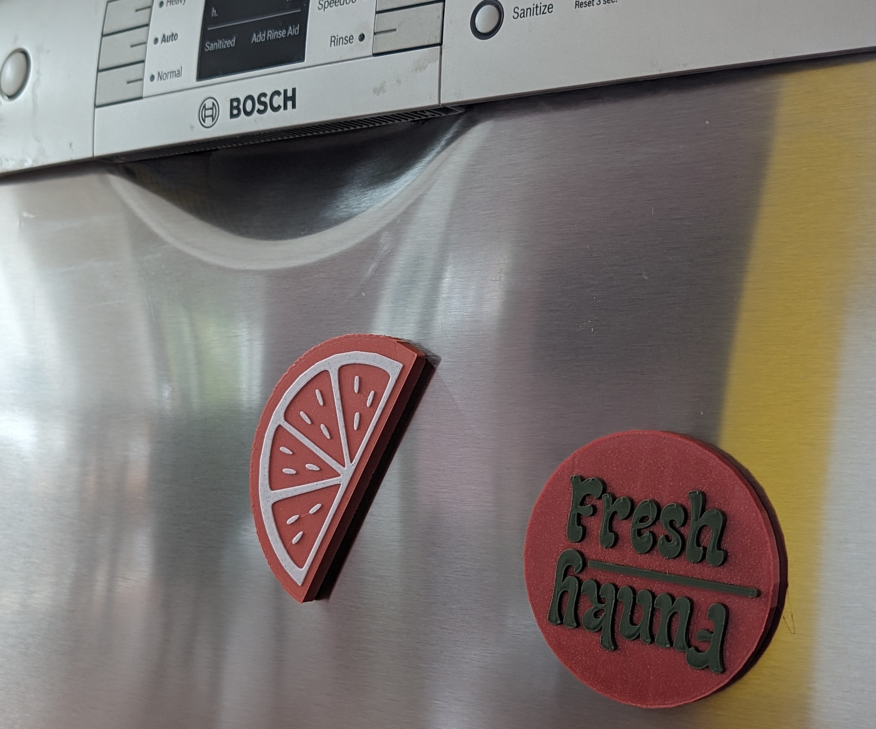 Funky Fresh hidden magnet dishwasher dirty clean indicator fridge ...