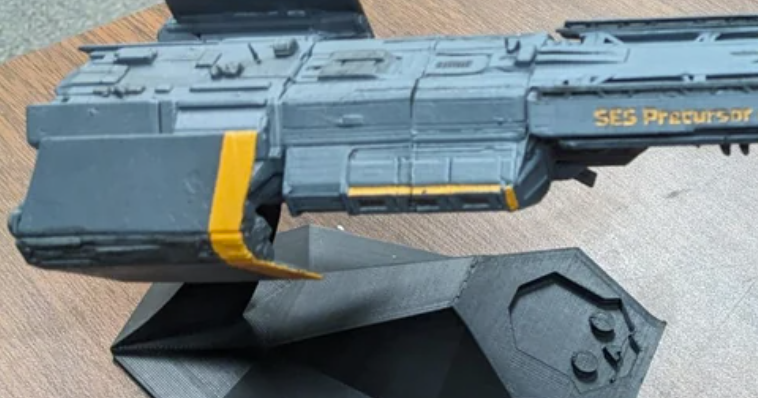 Helldivers Model Ship Stand REMIX by Mad Mod Labs | Download free STL model | Printables.com